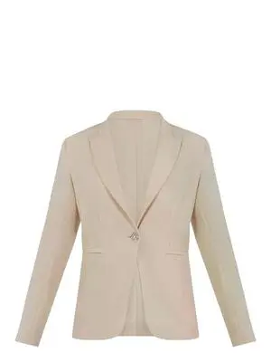 SIMONA CORSELLINI Single-breasted Blazer - Neutrals