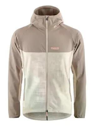 PEDALED Hooded Panelled Jacket - Neutrals