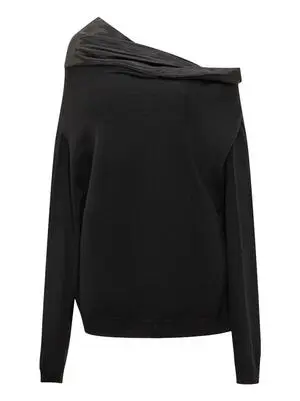 ALBERTA FERRETTI Asymmetric Neckline Sweater