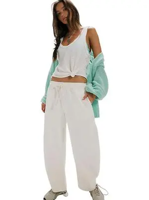 Free People Lex Barrel Pants - Tofu