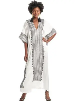 Natori Couture Zehra Caftan - White