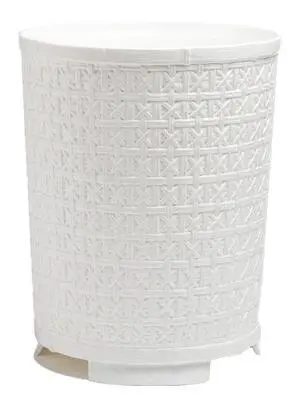 Natori Cagayan Wastebasket - White