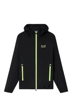 EA7 Dynamic Athlete Hooded Jacket - Black