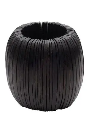 Natori Buffalo Horn Sliced Bangle - Black