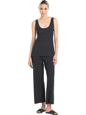 Natori Bliss Essentials Cotton Tank - Black