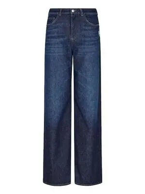 Emporio Armani Relaxed-fit Denim Jeans - Blue
