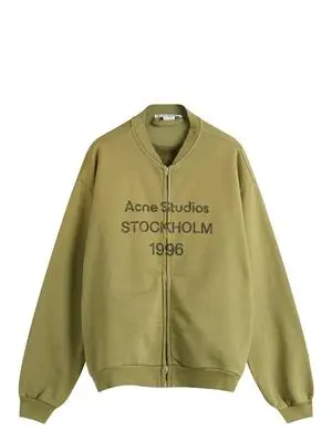 Acne Studios Fiah U Zip 1996 Bomber Jacket - Olive Green