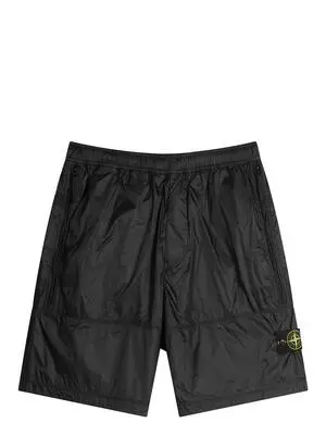 Stone Island Ripstop Light Nylon Shorts - Lead Grey