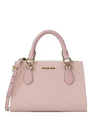 Michael Kors Marilyn Small Saffiano Leather Messenger Bag - Pink