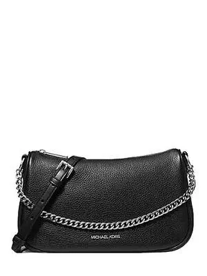Michael Kors Pebbled Leather Crossbody Bag - Black