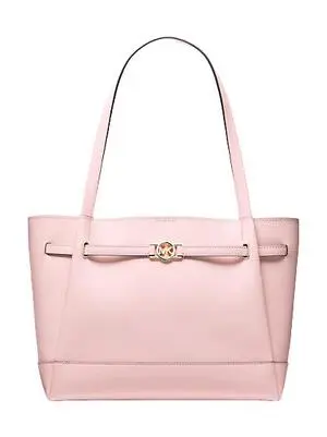 Michael Kors Reed Large Pebbled Leather Tote Bag - Pink