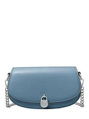 Michael Kors Mila Small Leather Convertible Crossbody Bag - Blue