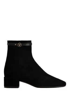 TOD'S Suede Ankle Boots - Black