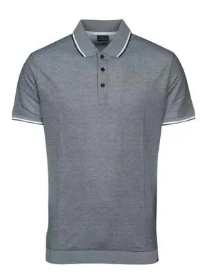 Paul & Shark Wool Short-sleeve Polo Shirt - Grey