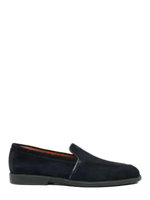 Santoni Suede Loafers - Blue