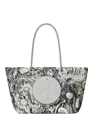 TORY BURCH Large Ella Chain Printed Tote Bag