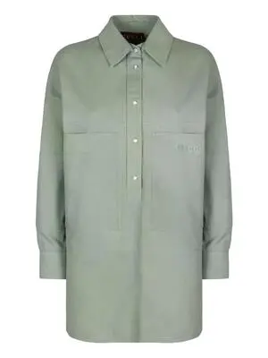 Gucci Cotton Overshirt - Green