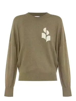 MARANT ETOILE Marisans Logo-detail Sweater - Brown