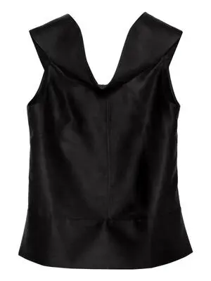 Brandon Maxwell Bowie Top - Black