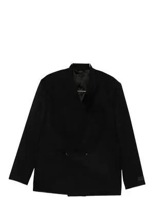 Kenzo Double-breasted Wool Jacket - Black
