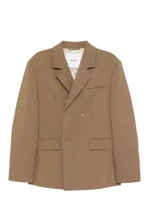 Nanushka Double-breasted Blazer - Brown