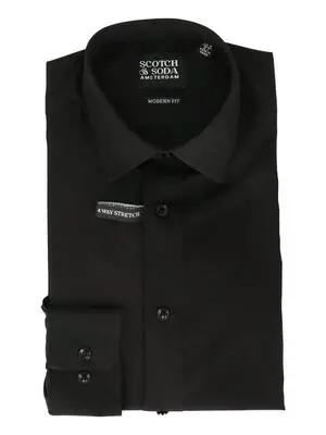 Scotch & Soda Four-way-stretch Shirt - Black