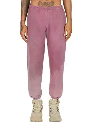 NOTSONORMAL Faded Cotton Track Pants - Purple
