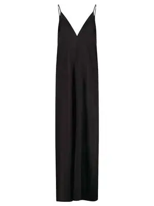 HEARTH V-neck Maxi Dress - Black
