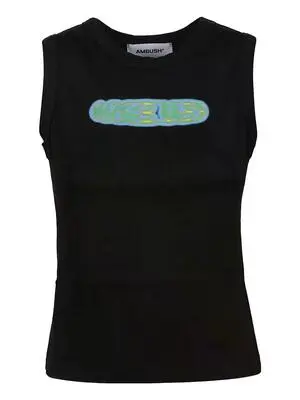 AMBUSH Graphic Sleeveless Top - Black