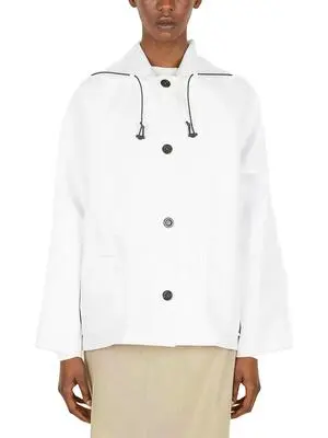 KASSL EDITIONS Sailor Hooded Raincoat - White