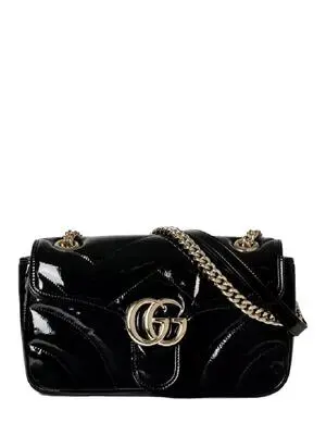 Gucci Gg Marmont Shoulder Bag - Black
