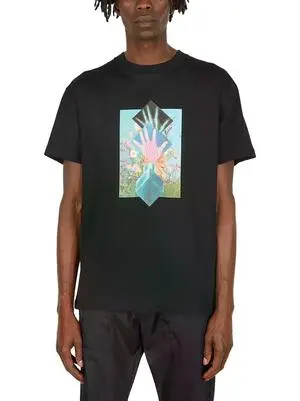 SOULLAND X Poetic Collective Graphic-print T-shirt - Black
