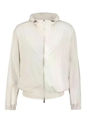 Fedeli Hooded Zipped Jacket - Neutrals