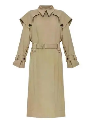 IRO PARIS Cape-collar Belted Trench Coat - Neutrals