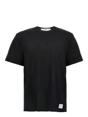 DEPARTMENT 5 Logo-patch Crew-neck T-shirt - Black