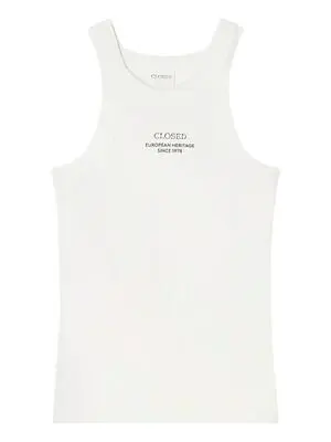 CLOSED Logo-Print Tank Top