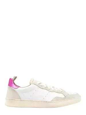 ELIA MAURIZI Lexi Panelled Leather Sneakers - White