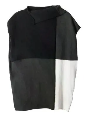 Y’s Patchwork Top - Black