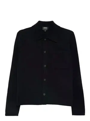 A.P.C. Polo-Neck Buttoned Cardigan