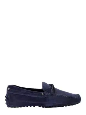 AURELIEN Suede Leather Loafers - Blue