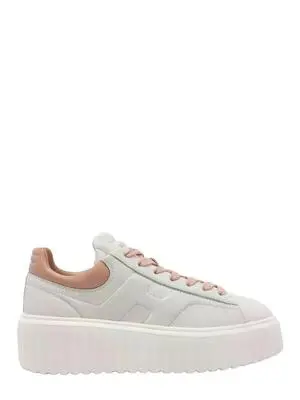 Hogan Platform H-stripe Sneakers - Neutrals