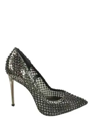 LE SILLA 120mm Crystal-embellished Pumps - Black