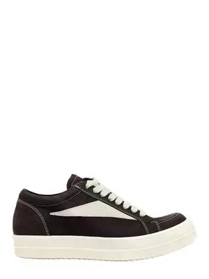 Rick Owens Panelled Lace-up Sneakers - Black