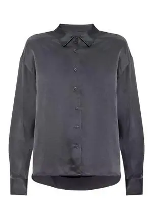IRO PARIS Button-down Silk Shirt - Grey