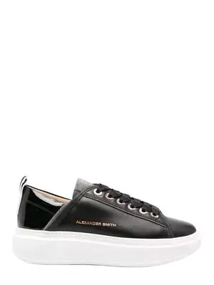 ALEXANDER SMITH Wembley Lace-up Sneakers - Black