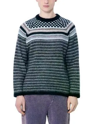 NÒMARYTHM TEXTILE Crew-neck Sweater - Grey