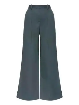 IRO PARIS Pleated Wide Leg Trousers - Grey