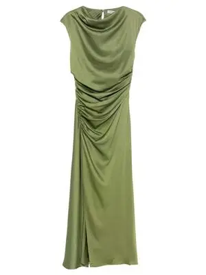 Simkhai Burke Cowl-neck Midi Dress - Green