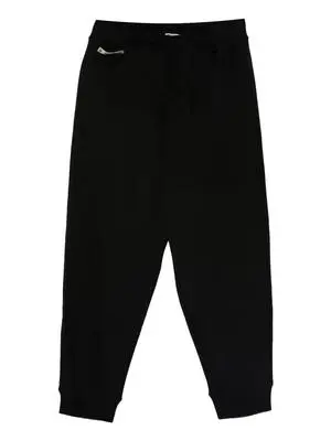 Moschino Zip-pocket Cuffed Trousers - Black