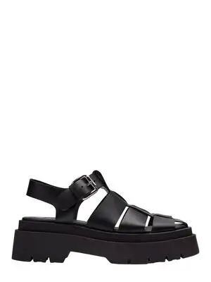 MIISTA Kornelia Buckle Sandals - Black